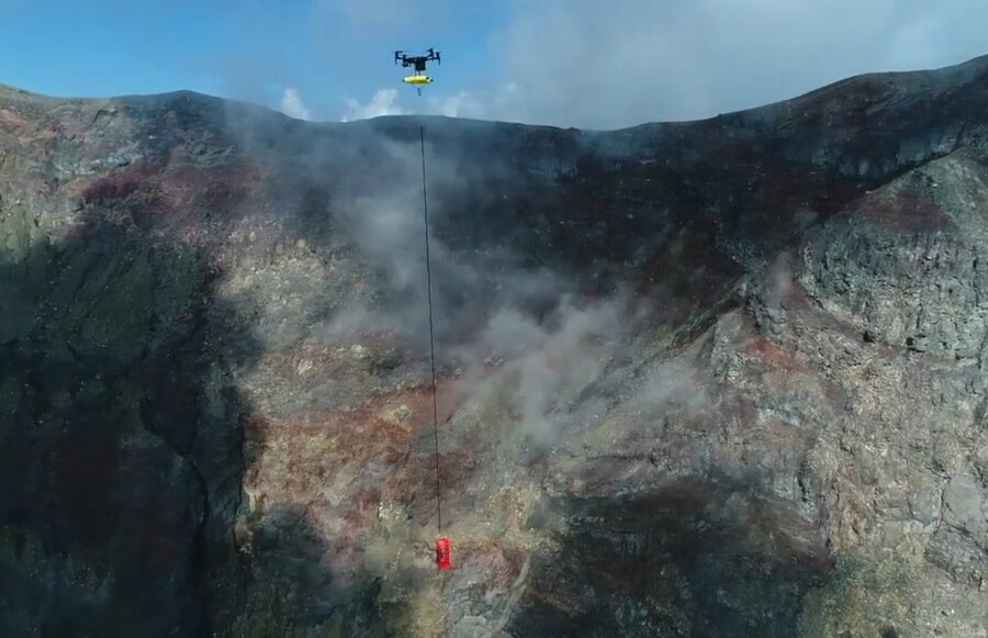 The drones taking on a volcano | World Food Programme