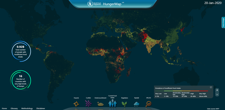 WFP launches HungerMap Live | World Food Programme
