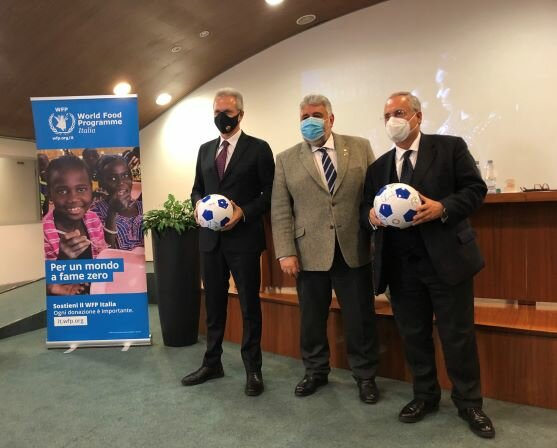 Rome’s rival football clubs join forces to support the World Food ...