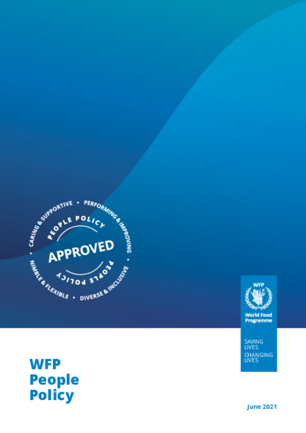 WFP People Policy - June 2021 | World Food Programme