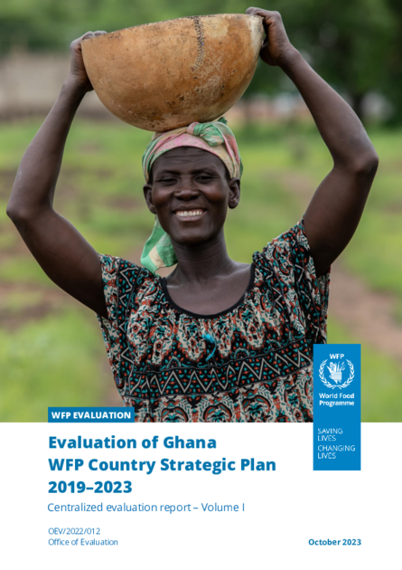 Evaluation of Ghana WFP Country Strategic Plan 2019-2023 | World Food ...