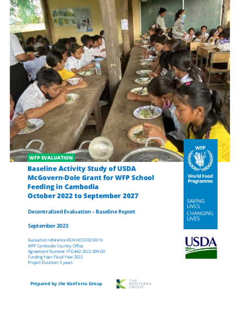 Cambodia, Home Grown School Feeding 2022-2027: Evaluations | World Food ...