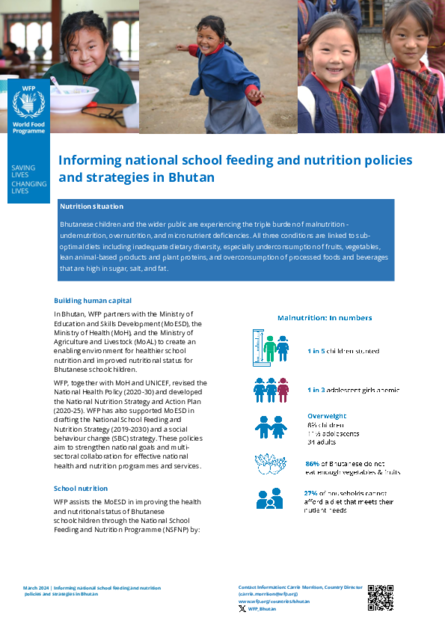 March 2024 – Informing national school feeding and nutrition policies ...
