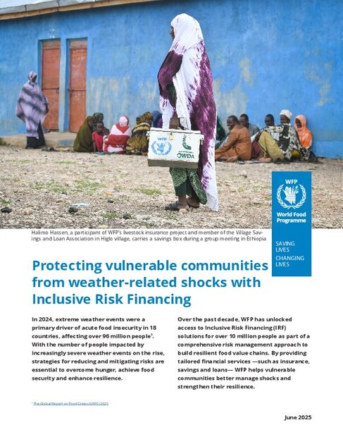Protecting vulnerable communities from weather-related shocks with ...