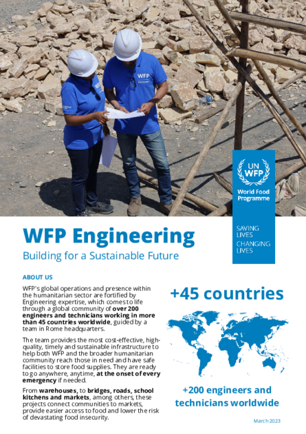 2023 - WFP Engineering two-pager | World Food Programme