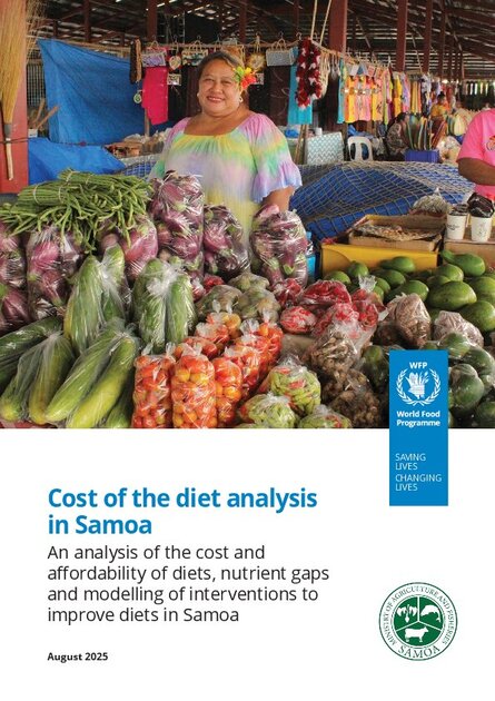 Cost of the Diet Analysis in Samoa, August 2025 | World Food Programme