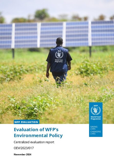 Evaluation of WFP's Environmental Policy | World Food Programme