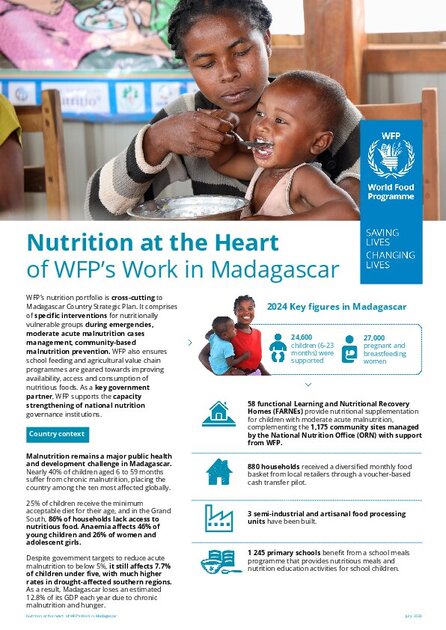 Nutrition at the Heart of WFP’s Work in Madagascar | World Food Programme