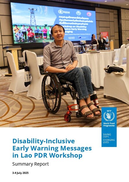 Disability-Inclusive Early Warning Messages in Lao PDR Workshop | World Food Programme