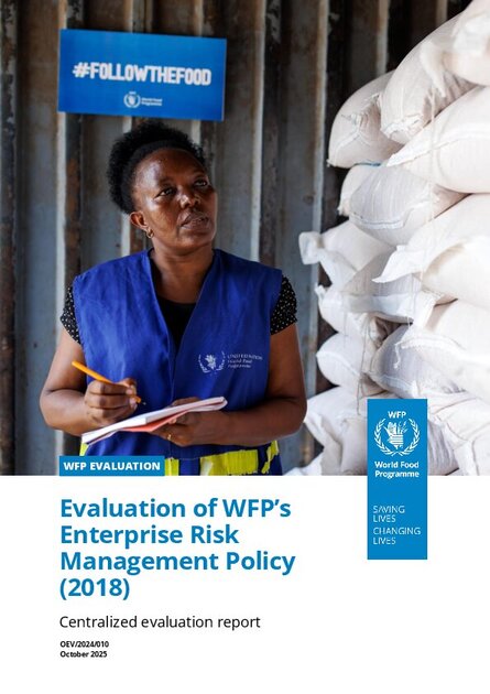 Evaluation of WFP’s Enterprise Risk Management Policy (2018) | World ...
