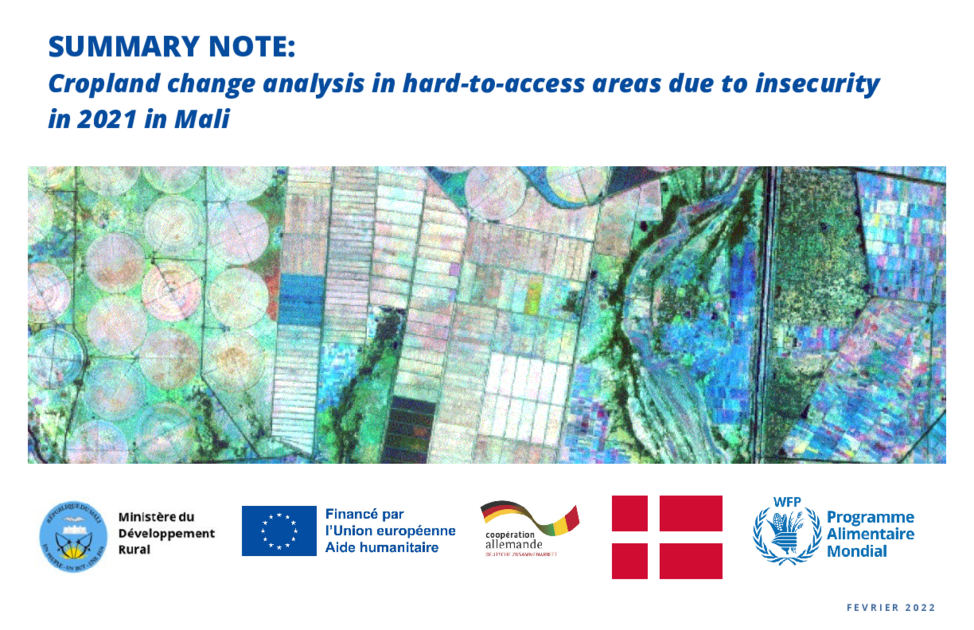 SUMMARY NOTE: Cropland change analysis in hard-to-access areas due to ...