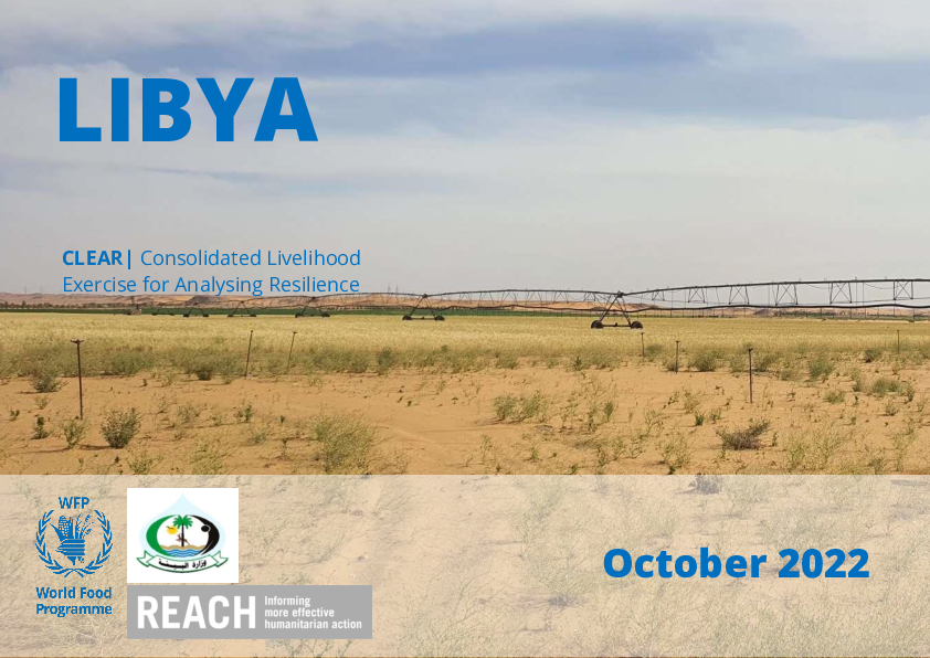 2023 - Libya - CLEAR - Consolidated Livelihood Exercise for Analyzing ...