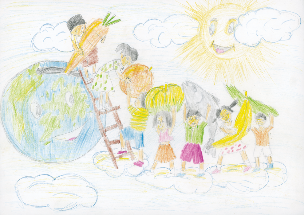 Children around the world take part in design challenge for Zero Hunger ...